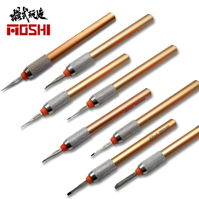 MOSHI-MS048-0-15-3mm-Model-Carving-Chisel-Push-Knife-Precision-Scribe ...