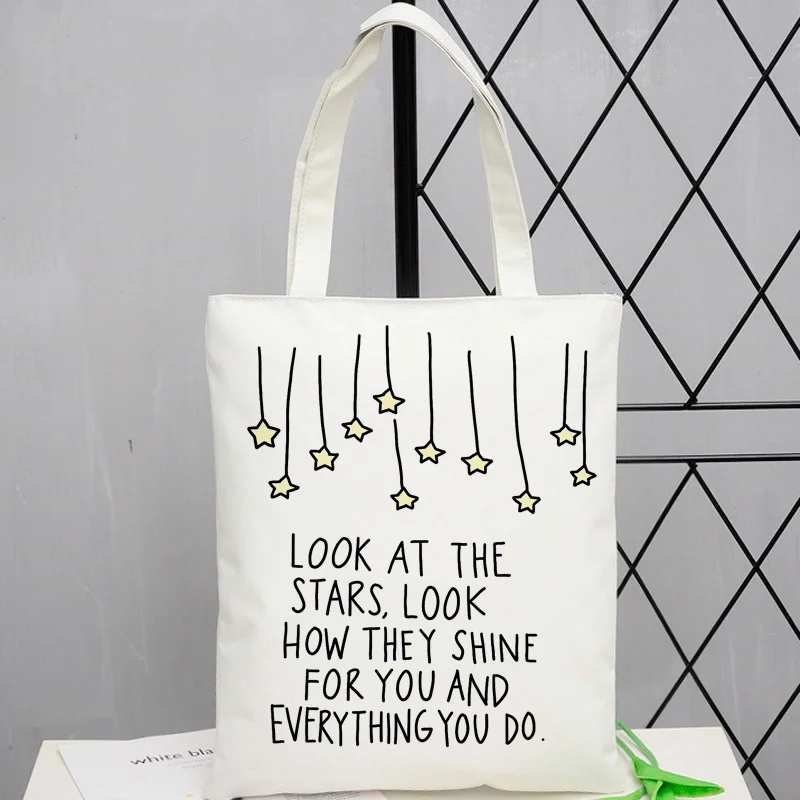 Coldplay-bolsa-de-compras-de-lona-para-comestibles-bolso-de-mano-de ...