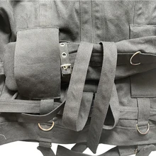 Canvas Straitjacket Escapeproof Straight Jacket Feitsh Bondage Costume ...