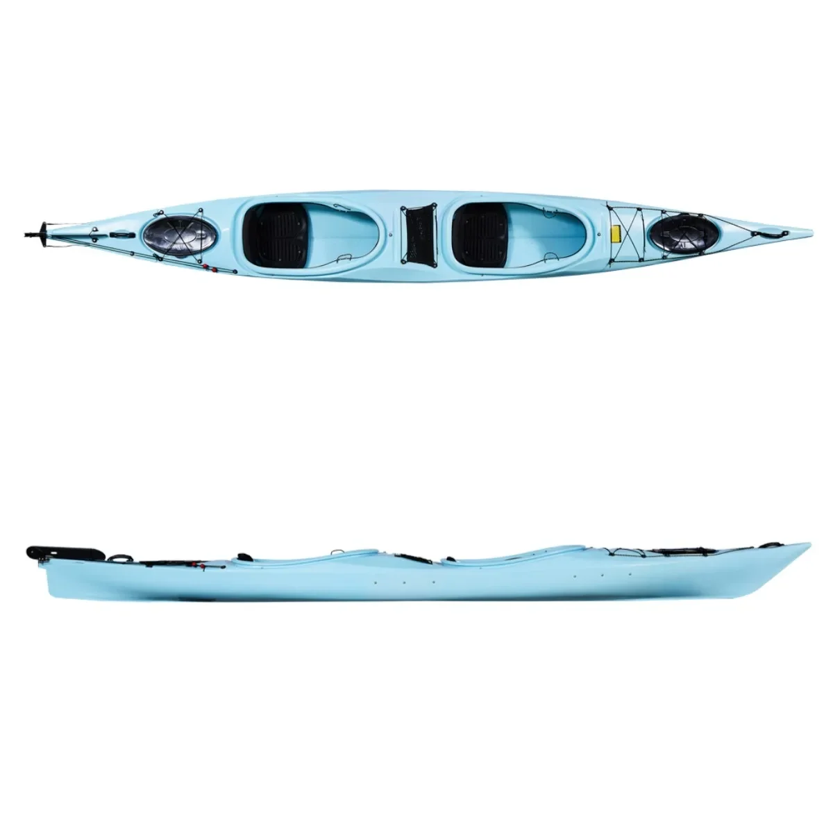 17FT-5-2m-Double-Seat-2-Persons-Touring-Tandem-Sit-Inside-Speed-Rudder ...