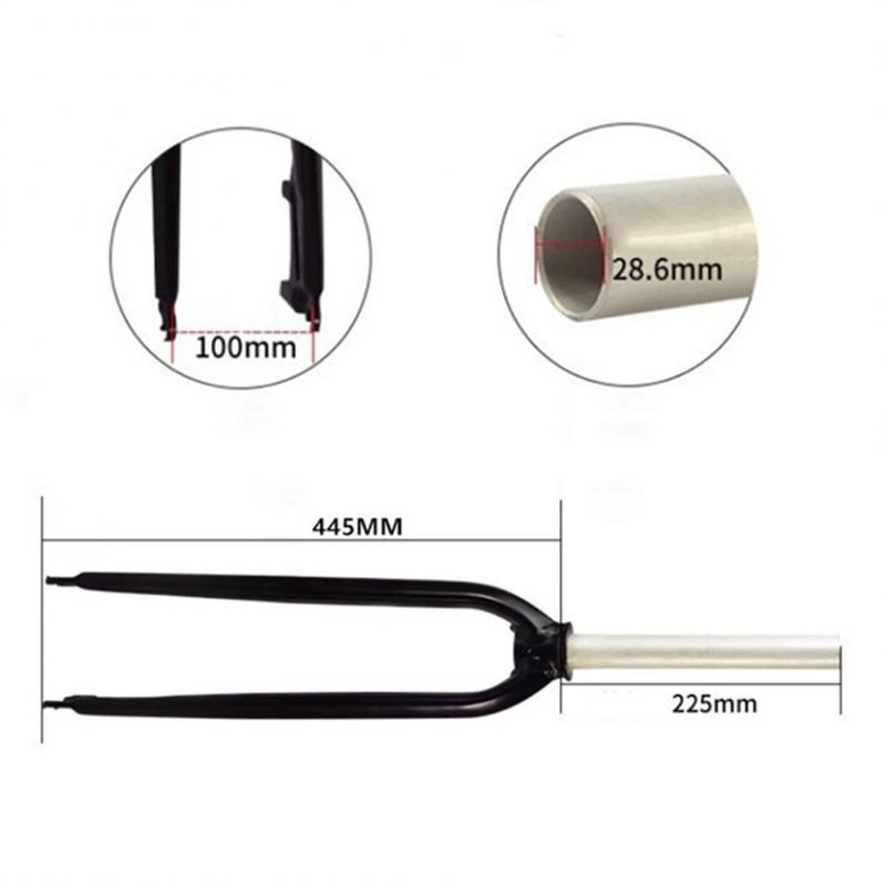 Ultralight Aluminum Alloy Bike Front Fork 29 inche MTB mountain road ...