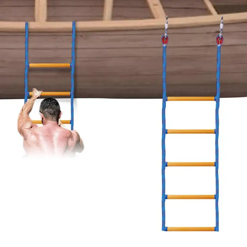 Boat-Ladder-For-Fishing-Boat-5-Step-Extension-Boat-Ladder-Rope ...