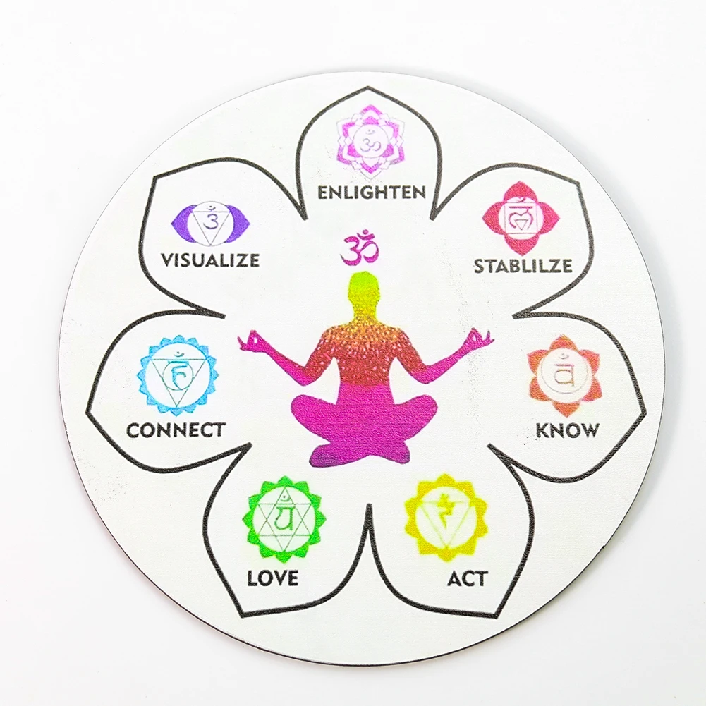 Wooden-7-Chakra-Tarot-Card-Divination-Pad-Astrology-Card-Games-Altar ...