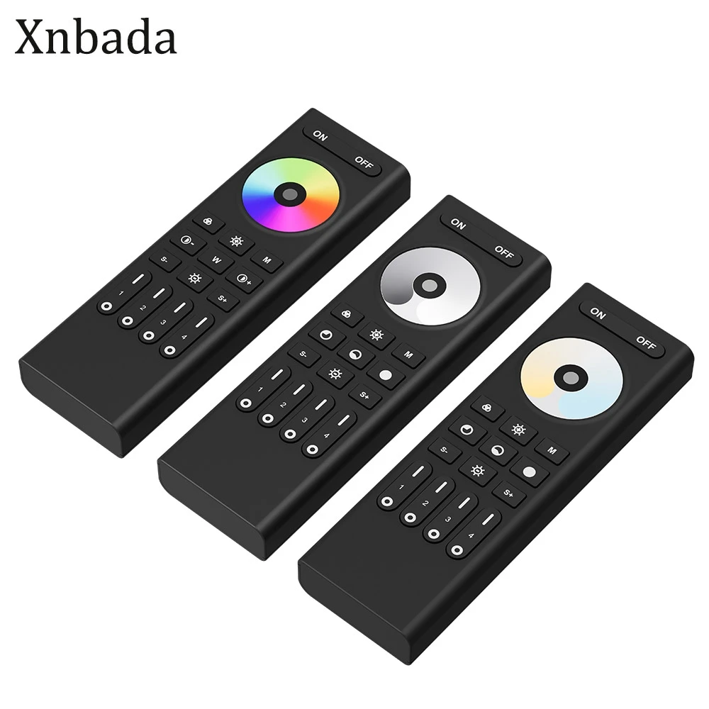 2-4GHz-RF-4-Zone-Dim-RGBWW-RGB-CCT-4-Zone-Remote-LED-Strip-Controller ...
