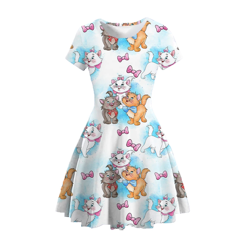 Summer-Disney-Minnie-Marie-Cat-Princess-Baby-Dress-Clothes-Girls-Cute ...