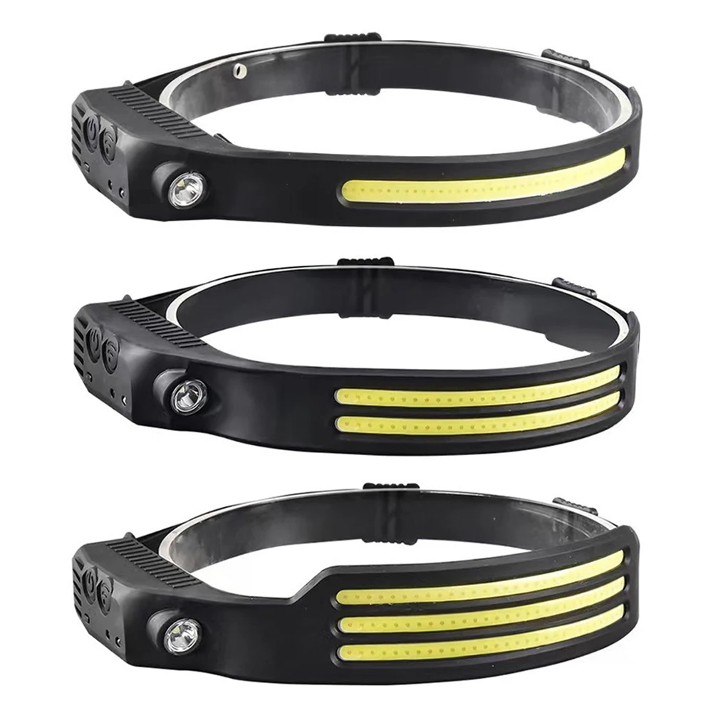 Head-Led-Light-Sensor-HeadLight-USB-Rechargeable-Head-Torch-Light-Front ...