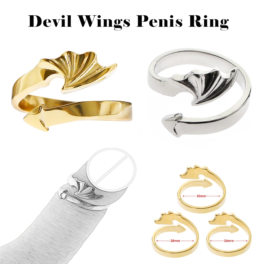 Snake-Pattern-Penis-Ring-Stainless-Steel-Cock-Rings-in-4-Sizes-Sleeve ...