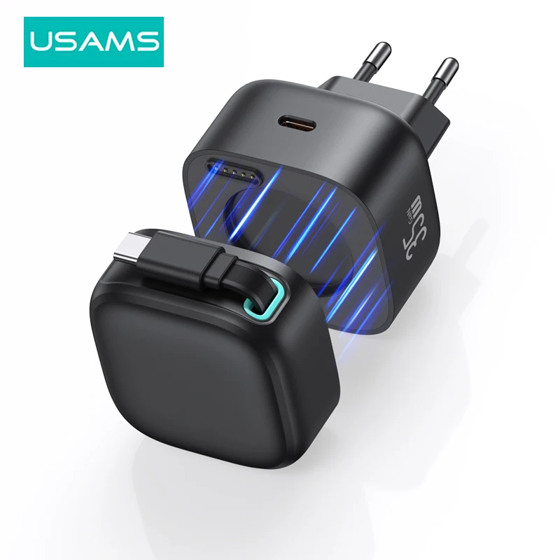 USAMS-USB-GaN-Charger-35W-Type-C-PD-Fast-Phone-Charger-Built-in-Quick ...