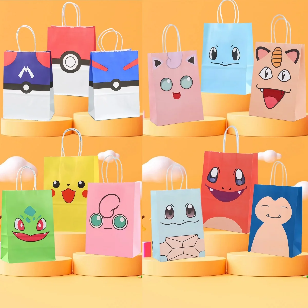 Pokemon-Gift-Bags-Pikachu-Hand-held-Paper-Packing-Treat-Bag-Anime-Kraft ...