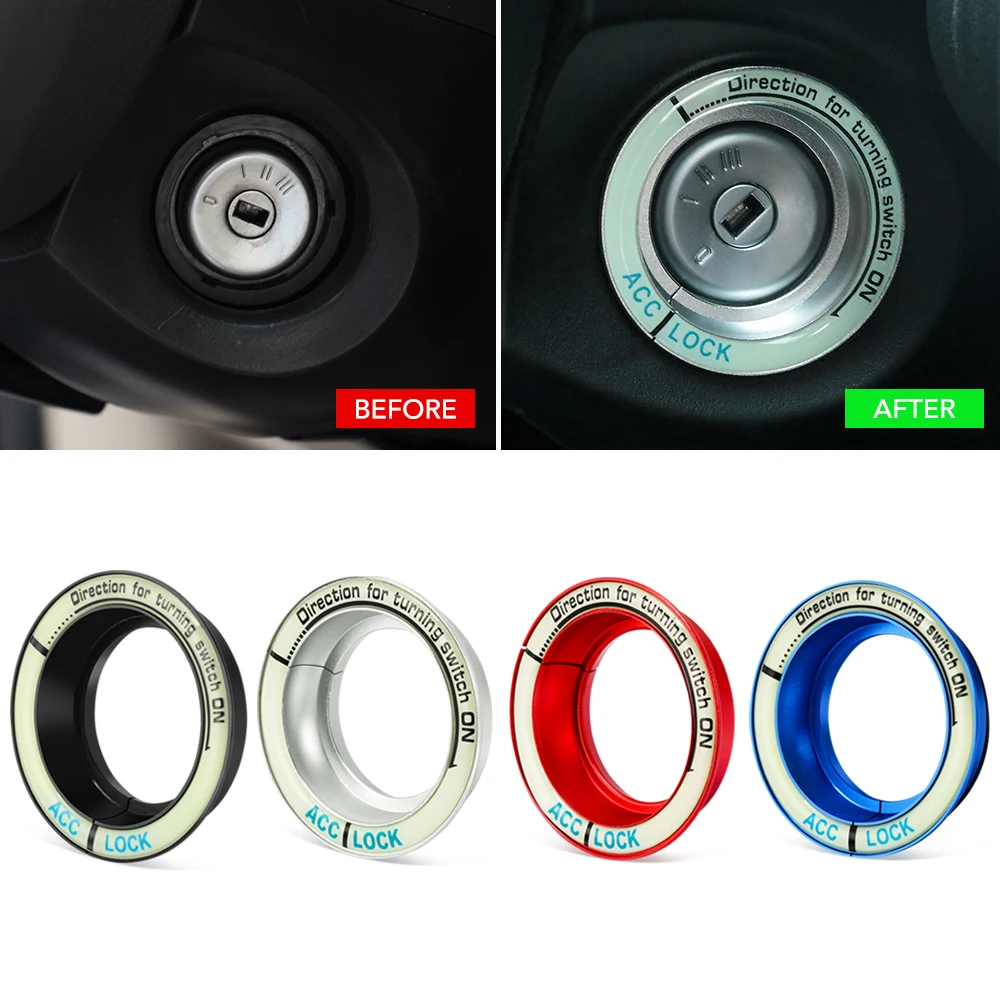Car Luminous Ignition Switch Decoration Stickers for Ford Focus 2 Focus ...