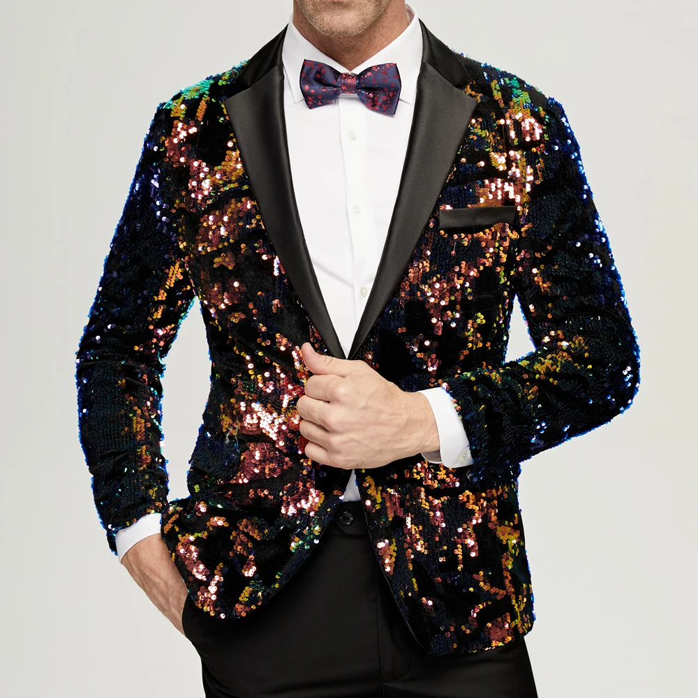 Men-s-Black-Sequins-Suit-Jacket-Man-Nightclub-Prom-Suit-Men-Costume ...