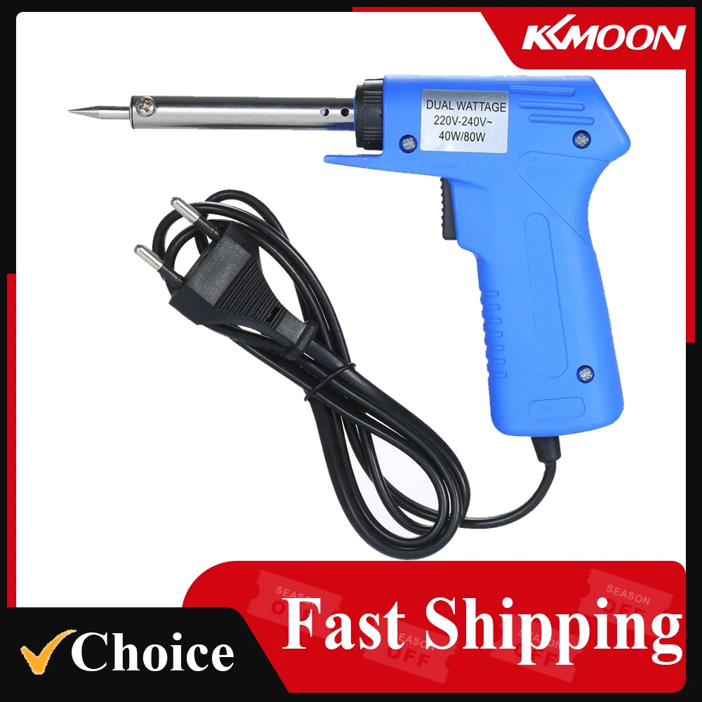 KKMOON Professional Double Power Electric Soldering Iron 220V-240V 40W ...