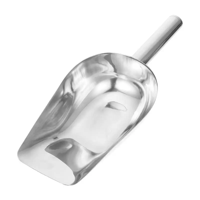 Stainless-Steel-Ice-Kitchen-Flour-Scoop-Grain-Ice-Cube-French-Fry-Multi ...