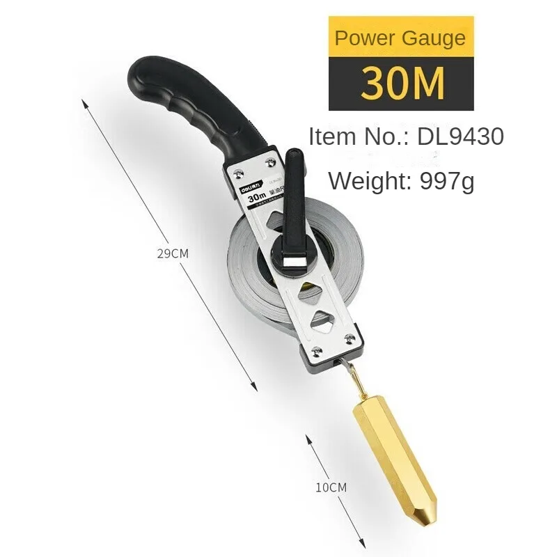 Deli stainless steel petroleum depth measuring ruler, aluminum alloy ...