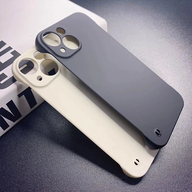 Frameless-Slim-Matte-Hard-Back-Cover-Case-For-iPhone-15-Pro-Max-14Pro ...