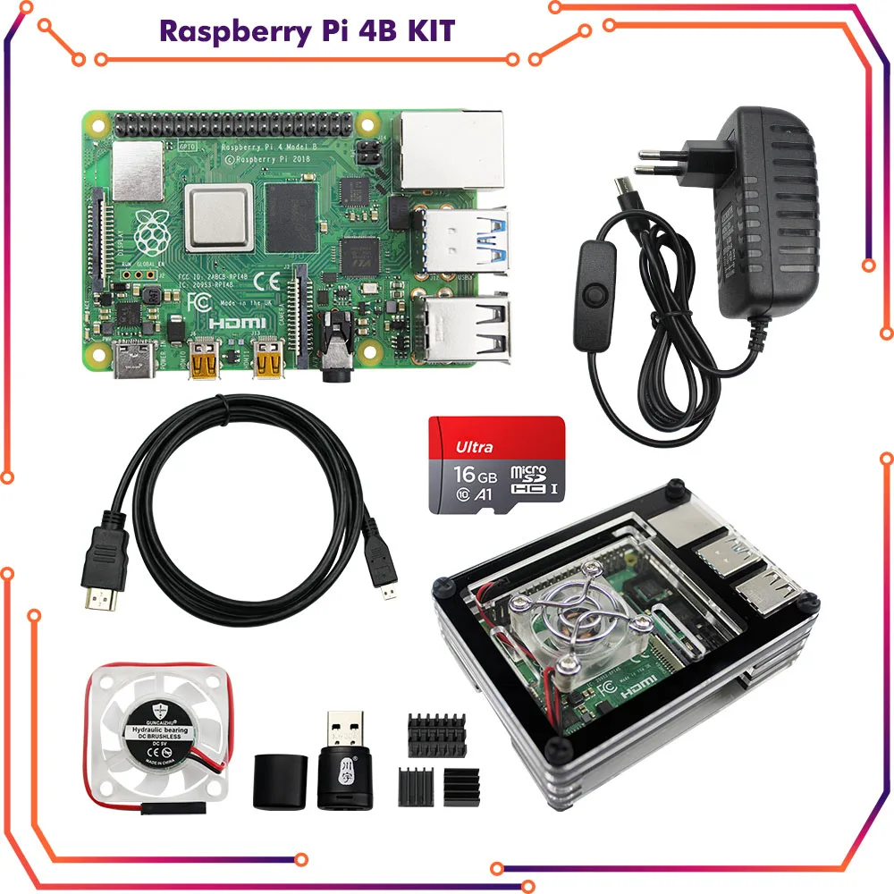 Original-Raspberry-Pi-4-8GB-2GB-4GB-1GB-RAM-with-ABS-Case-Power-Supply ...