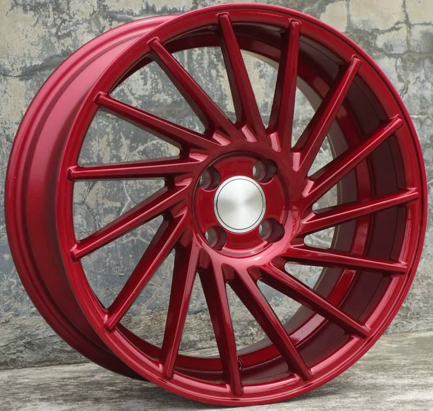 VPS-305T Red Wheels 17 Inch 4x100 5x112 Car Alloy Wheel Rims Fit For ...