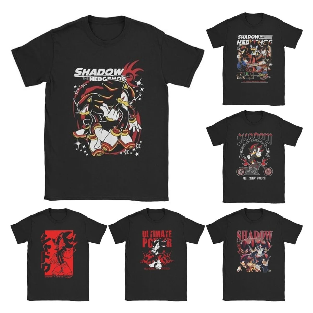 Hedgehogg Shadow T Shirts for Men Women 100% Cotton Creative T-Shirt ...