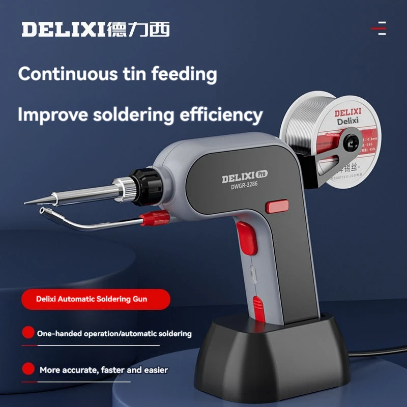 DELIXI-Electric-Soldering-Iron-Kit-120W-High-Power-Home-Welding-Tools ...