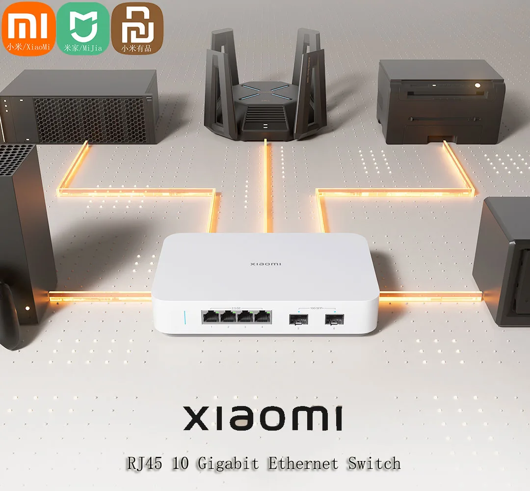 Xiaomi-Mi-10-Gigabit-Ethernet-Switch-10000Mbps-Network-Switches-VLAN ...