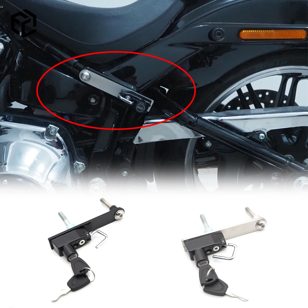 Motorcycle-Special-Helmet-Lock-for-Harley-Custom-2018-2022-Softail-FXBR ...