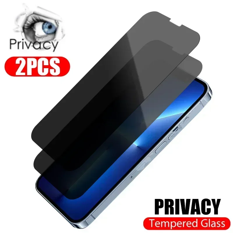 2PCS-Privacy-Screen-Protector-For-iPhone-14-Pro-Max-7-8-SE-2022-11-12 ...
