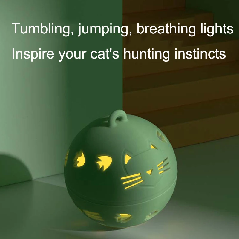 Crazy-Ball-Interactive-Cat-Toy-Self-moving-Kitten-Jumping-Ball-Toys ...