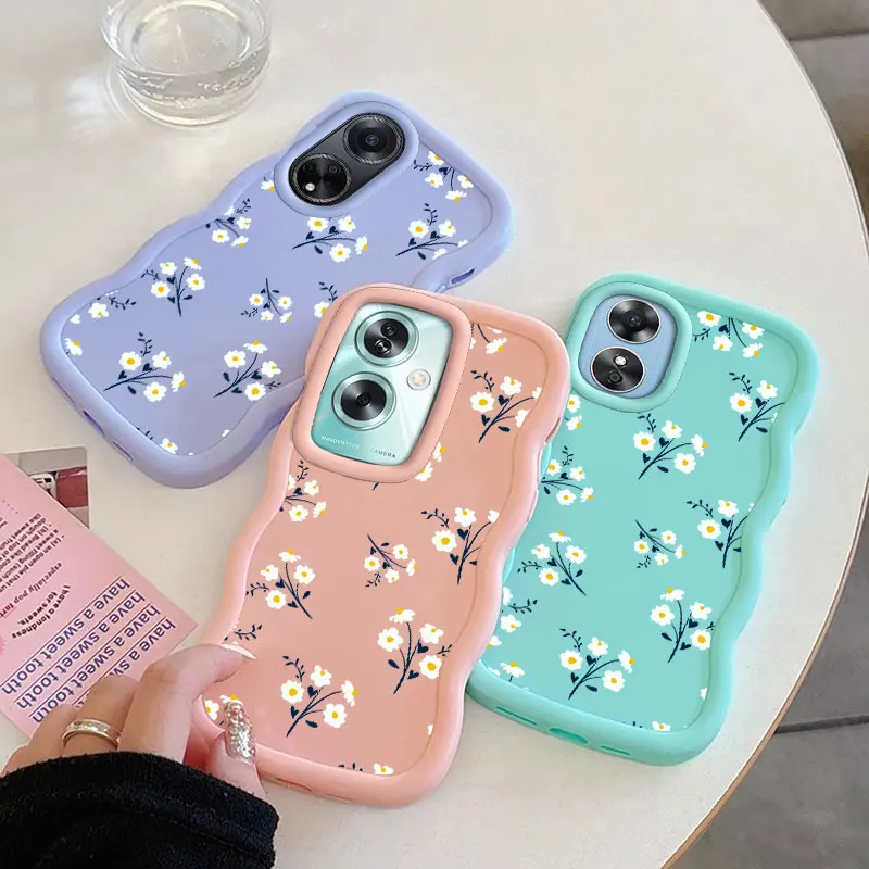 Flower-Fashion-Phone-Case-for-OPPO-A16K-A17-A38-A57-A58-A60-A76-A58-A78 ...