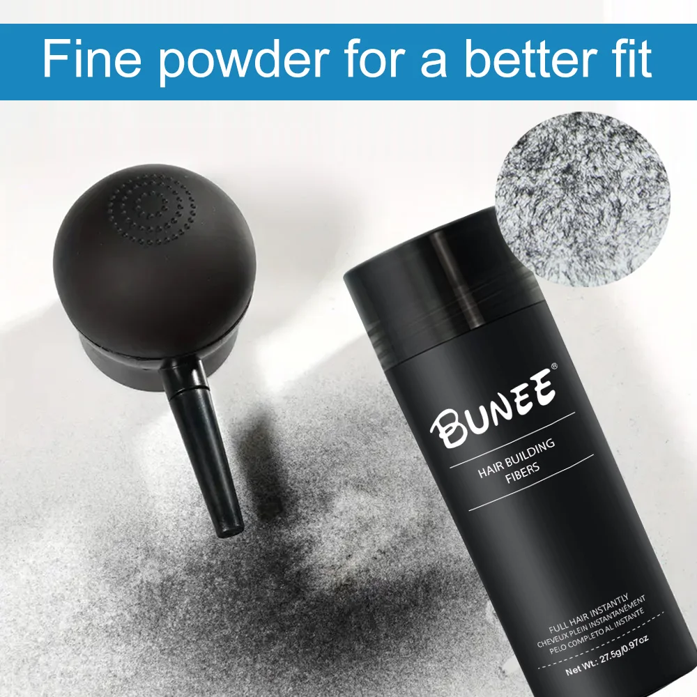 Набор из 3 предметов Bunee Fiber Powder: волокно для объема волос для ...