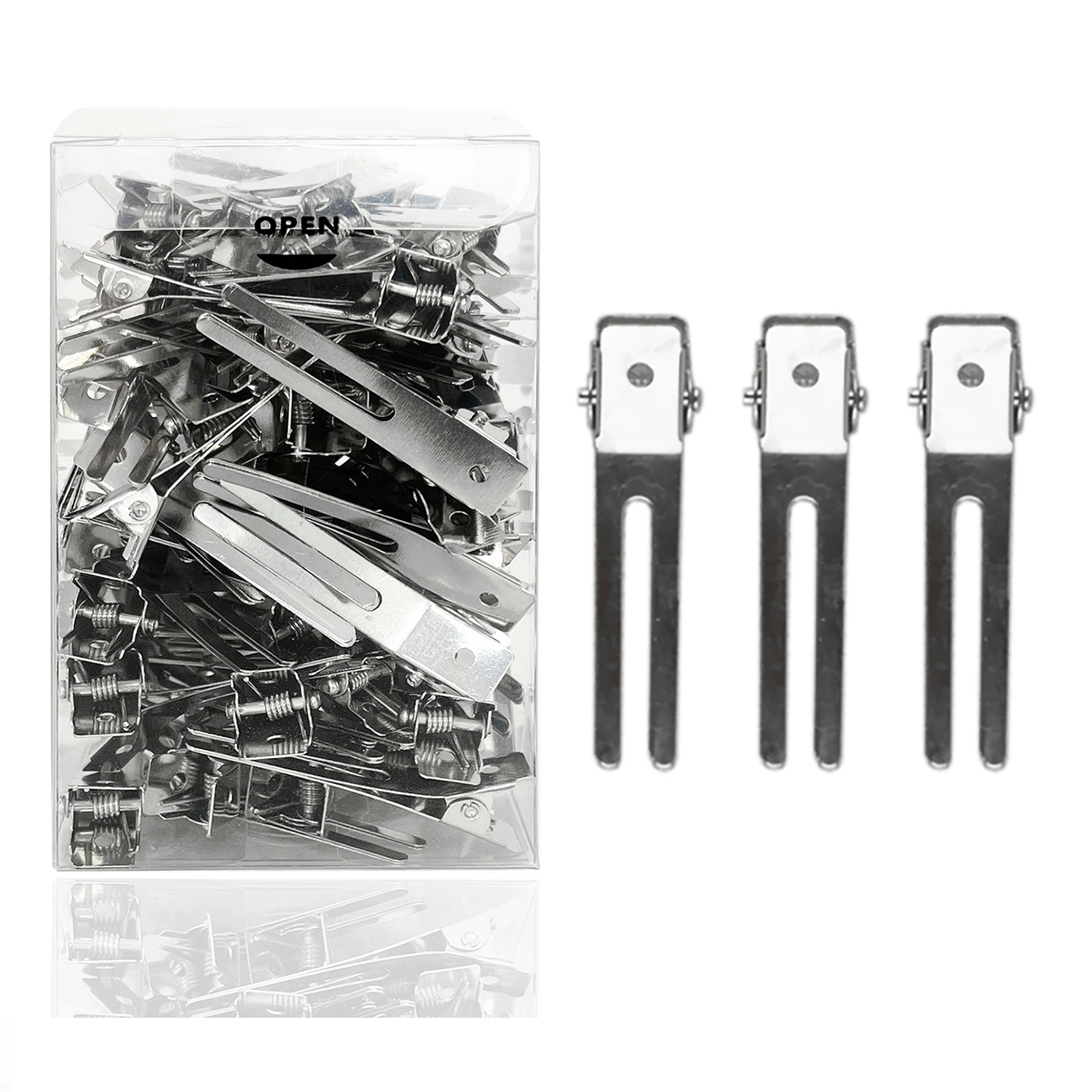 Double Prong Clip 80clips/pc Small Hair Clips - Hair Clips - AliExpress