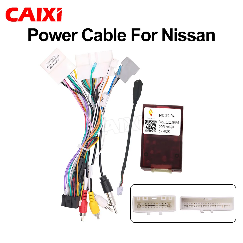 CAIXI-2-din-Android-Car-Radio-GPS-Cable-with-CAN-Bus-Box-Adapter-Power ...