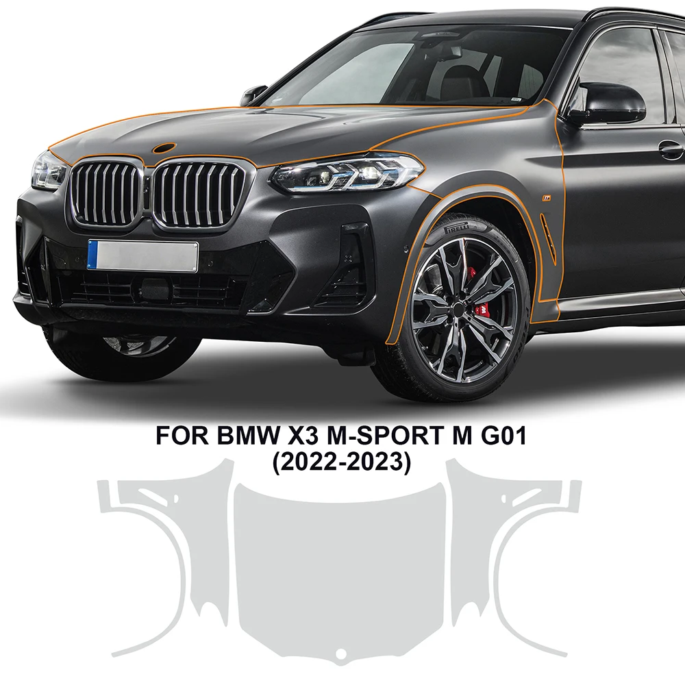 Car-Exterior-Sticker-for-BMW-X3-M-sport-M-G01-2022-2023-Original-Pre ...