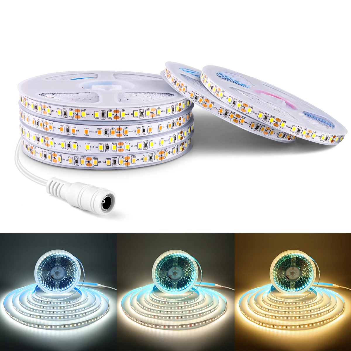 High-Brightness-FPCB-LED-Strip-Light-DC12V-24V-White-Warm-White-Neutral ...