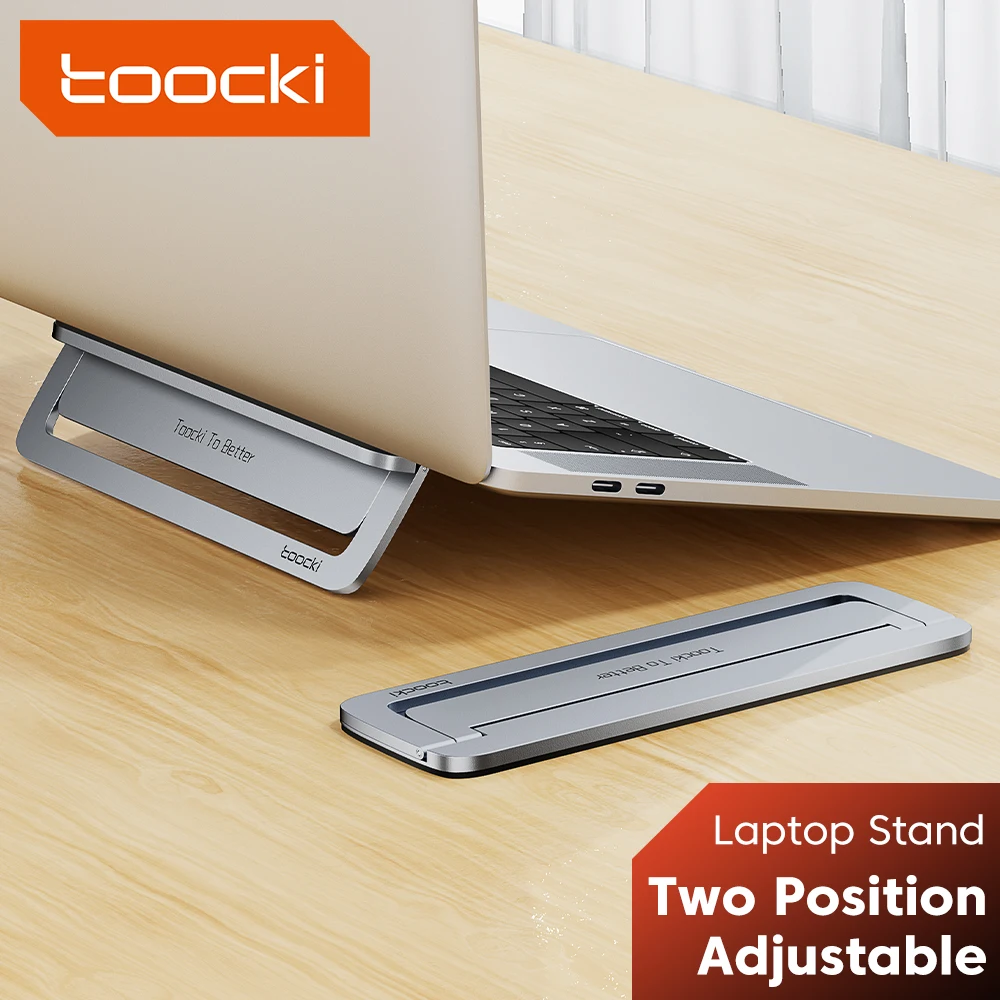 Toocki-Foldable-Laptop-Stand-Support-For-MacBook-Air-Aluminum-Portable ...