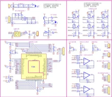 Integrated STM32G431ของ STSPIN32G4ชิป EVSPIN32G4 Brushless Motor Development Board ST FOC