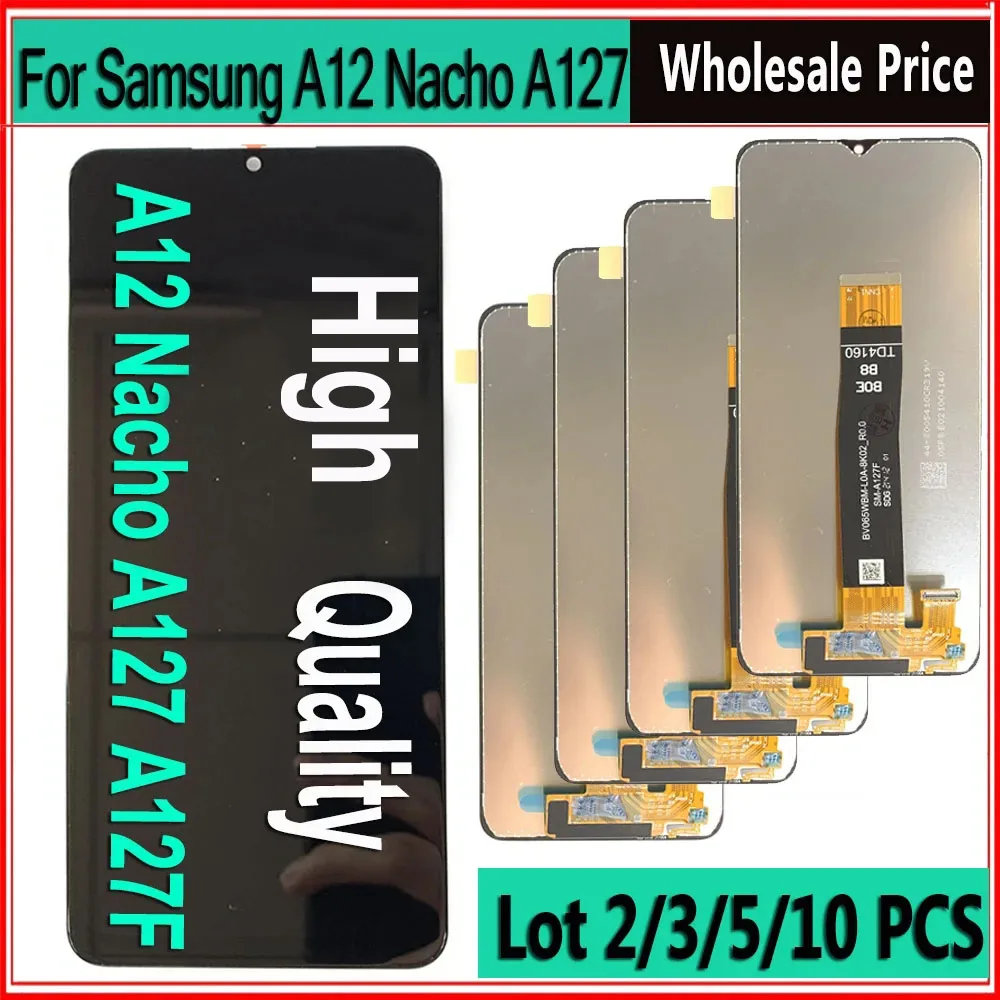 Wholesale 2/3/5/10 Piece/lot Display For Samsung A12 Nacho LCD Touch ...
