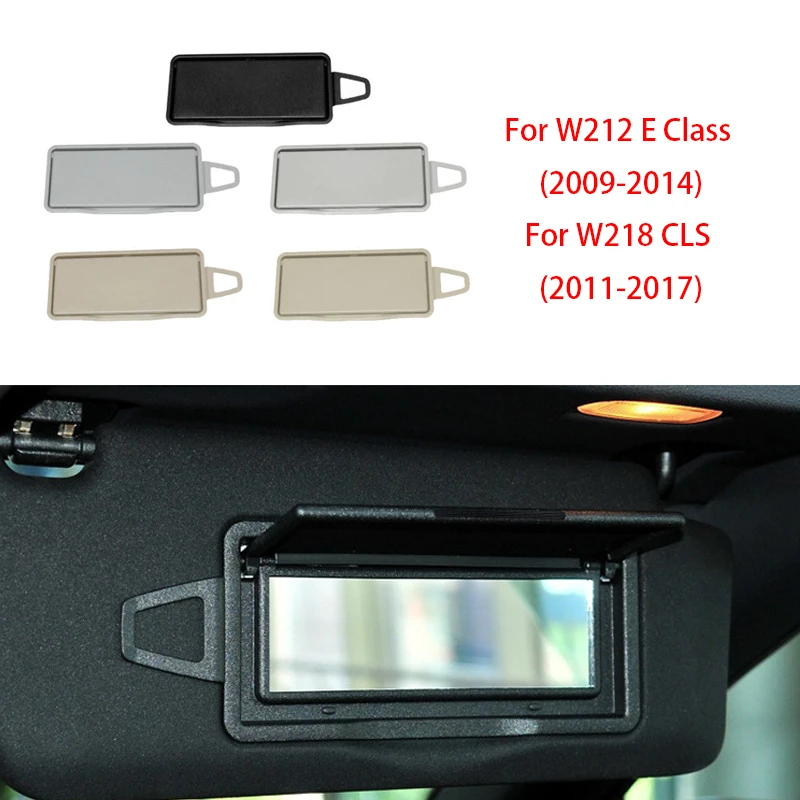 For-Mercedes-W212-Car-Sun-Shade-Visor-Makeup-Cosmetic-Mirror-Cover ...