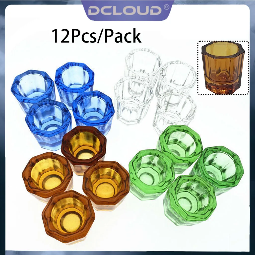 12Pcs-Pack-Dental-Mixing-Bowls-Glass-Dappen-Dishes-Tiny-Mixing-Bowl ...