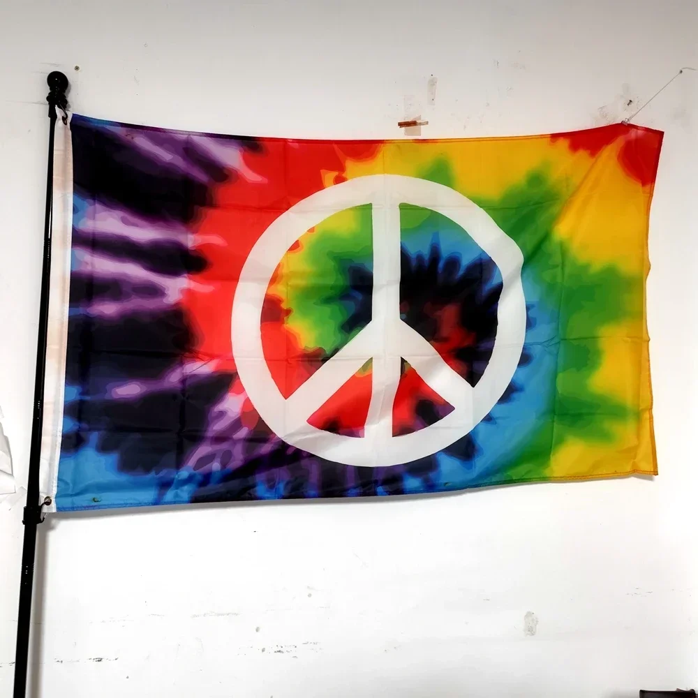 Peace Flag 90x150cm Durable Polyester Outdoor/Indoor Decor for Parties ...