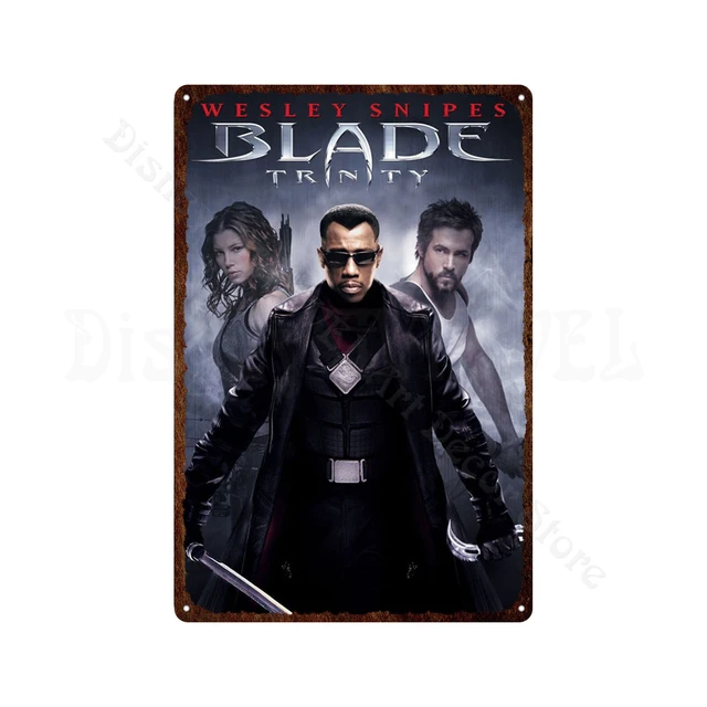 Tin Sign Blade Movie Poster Wesley Snipes Vintage, 46% OFF