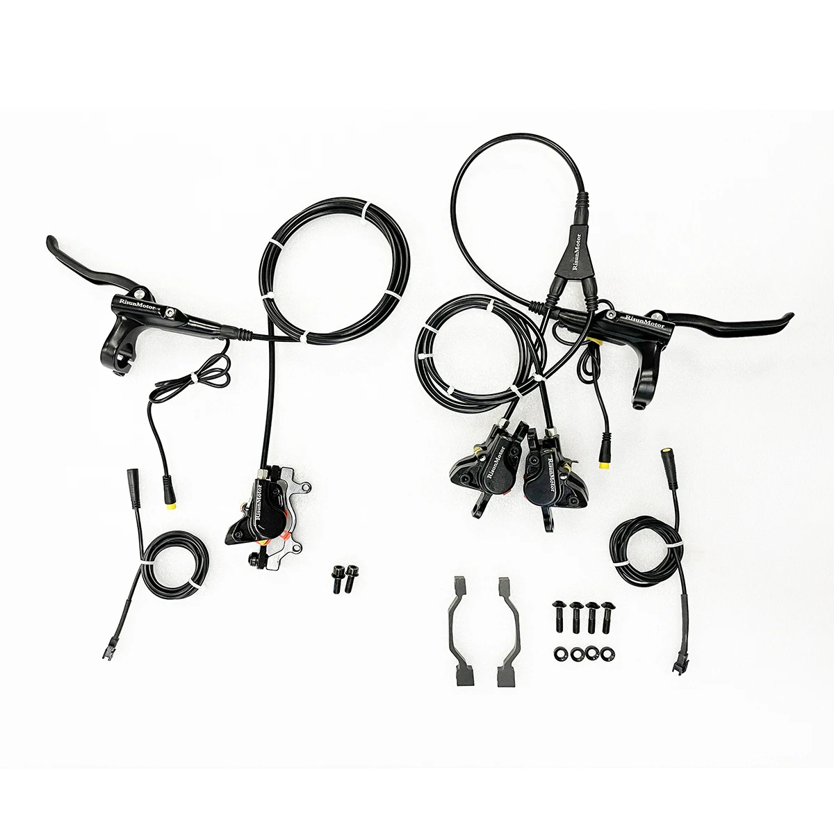 E-Bike Electric Bicycle Hydraulic Disc Brake Kits with Front Dual Brake ...