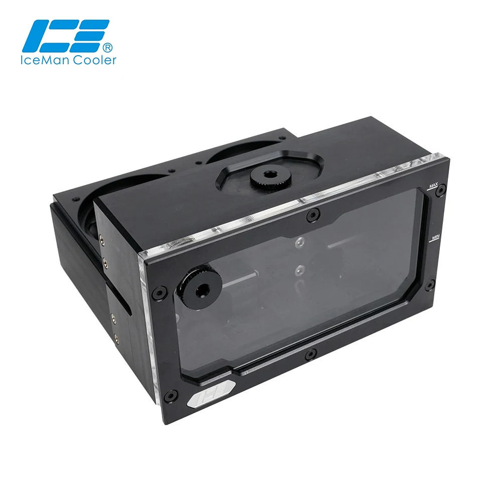 IceManCooler-POM-Reservoir-For-Double-D5-Pump-Dual-Drives-Integrated-Water-Tank-Support-Dual ...