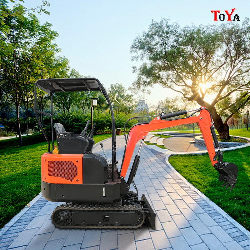 1TON-Small-mini-crawler-excavator-digger-bagger-digging-equipment-with ...