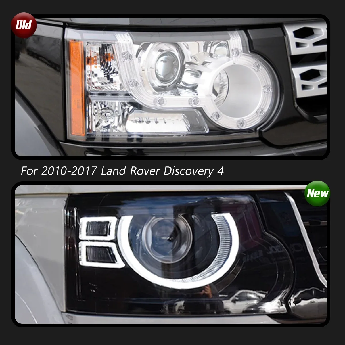 Auto Accessories Car For Land Rover Discovery 4 Headlights 2010-2017 ...