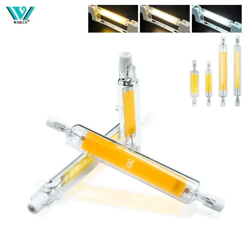 R7S-LED-Glass-Tube-78mm-118mm-COB-Bulb-5W-10W-20W-r7s-Lampada-Corn-Lamp ...