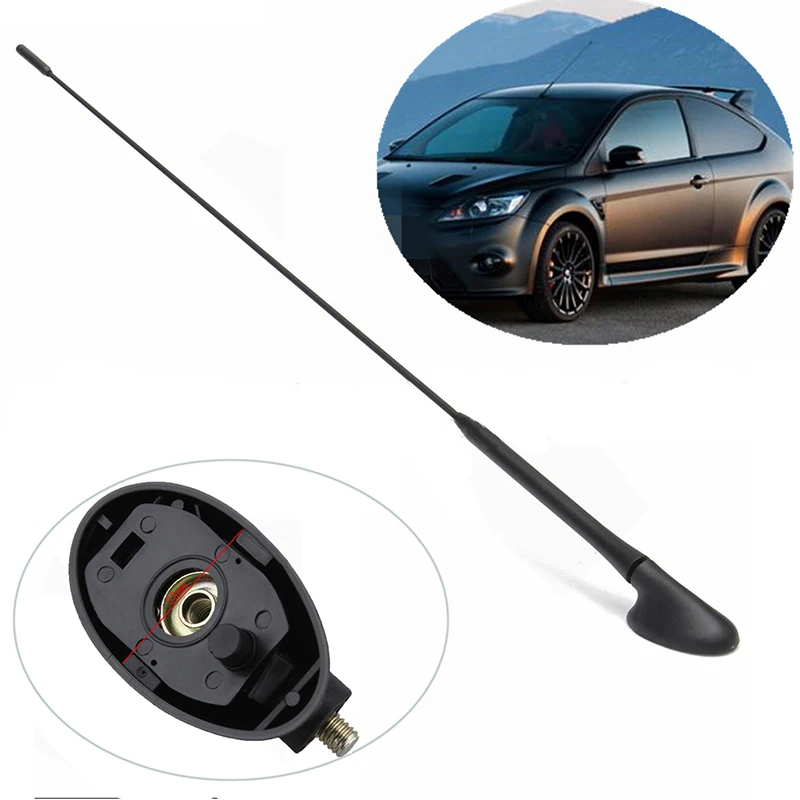 Car-AM-FM-Radio-Antenna-Mast-with-Base-Roof-Aerial-Mount-XS8Z18919AA ...