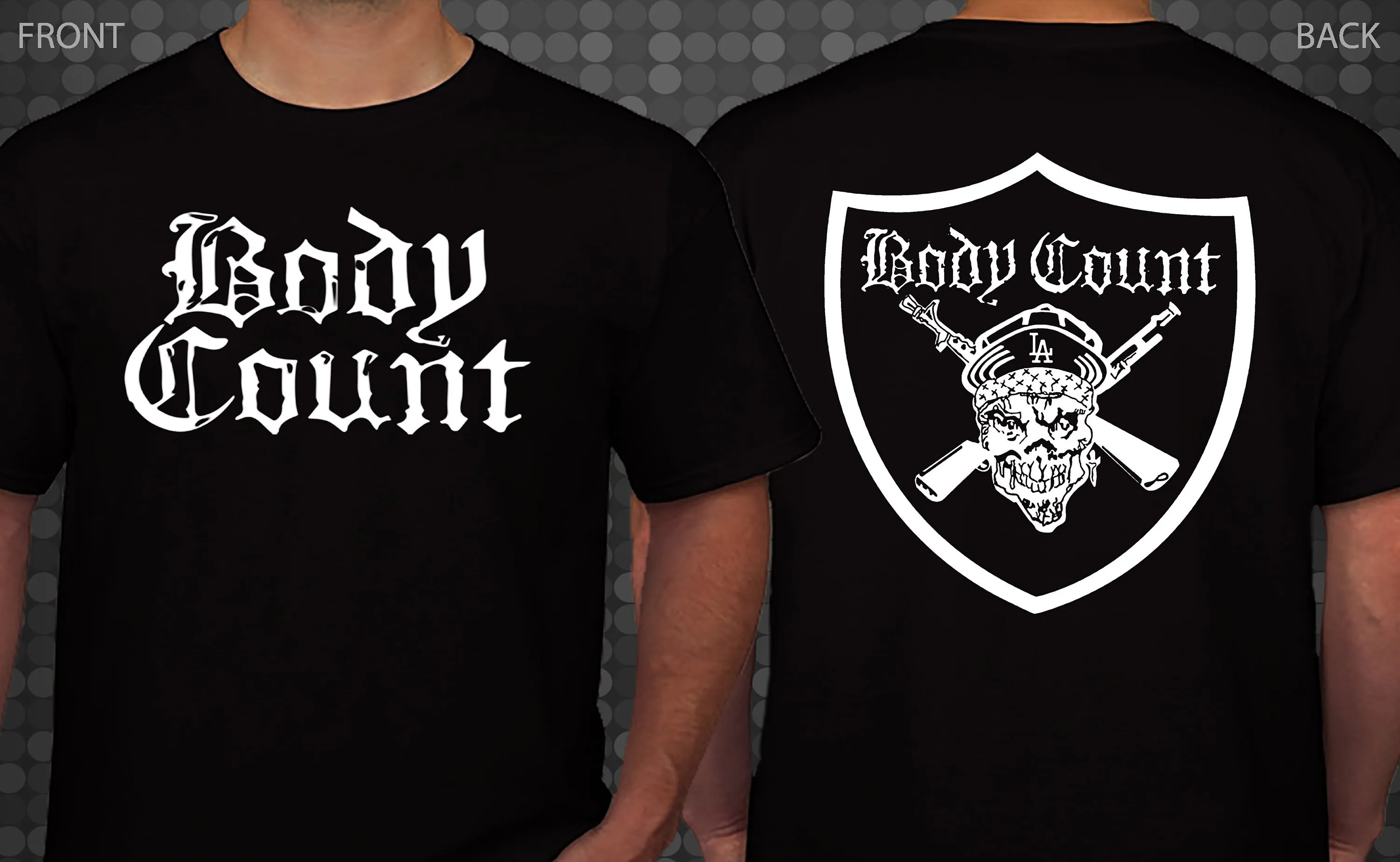 New D T G Printed Shirt Body Count Size S M L Xl 2 3 4 5 6 7Xl ...