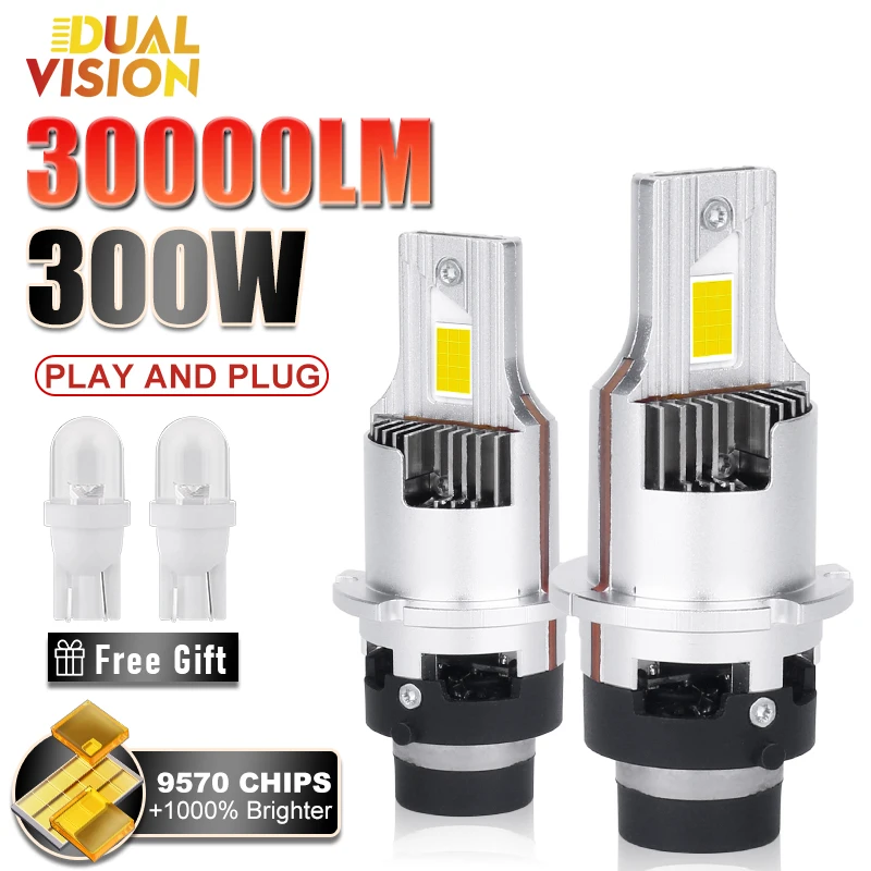 D2S-D4S-Led-Car-Headlights-Bulb-D2R-D4R-Kit-Xeon-LED-Car-Light-High ...