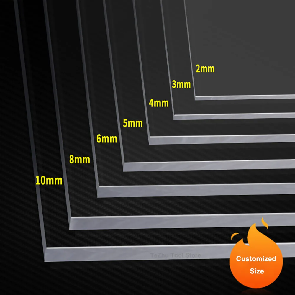 Transparent-PVC-Board-Sheet-Clear-Plastic-Plate-Width-100-300mm-Lenght ...
