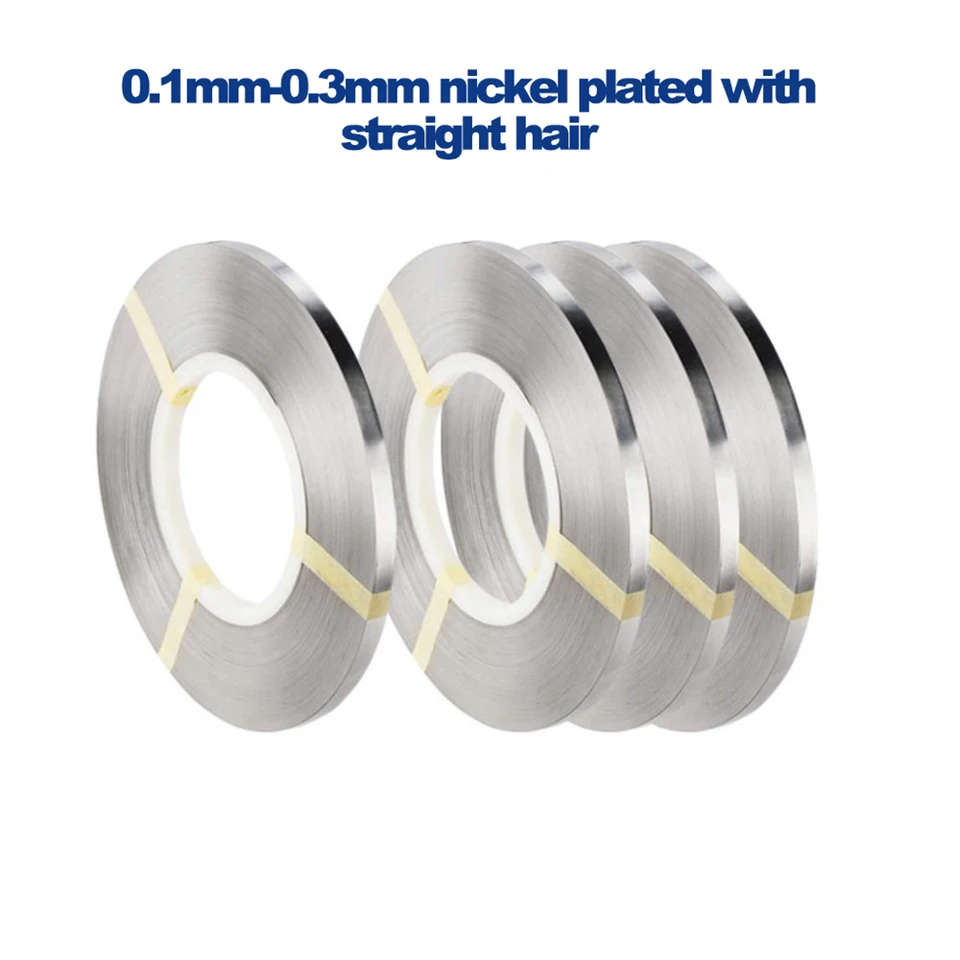 Nickel Strips For Welding Nickel Strip Belt Plate Tape 18650 Li-Ion ...
